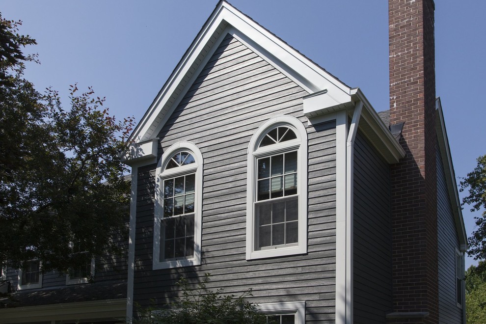 Stunningly Beautiful Transformation from vinyl to fiber cement siding ...