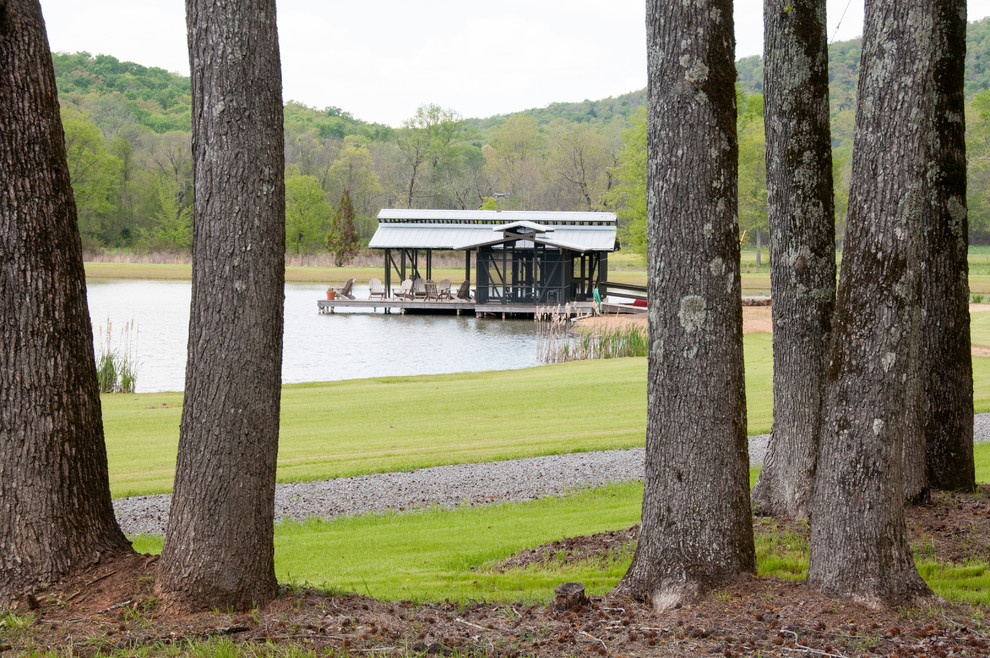 Sugar Creek Boat House - Rustic - Exterior - Birmingham - by Williams ...