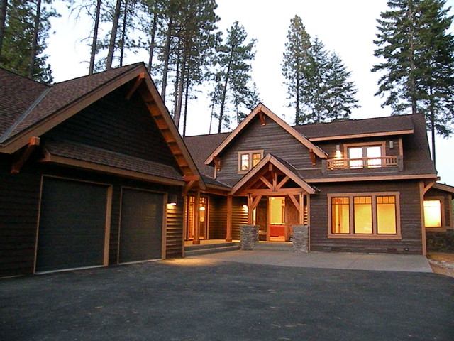 Suncadia Rope Rider Golf Course Lake front Home - Rustic - Exterior ...