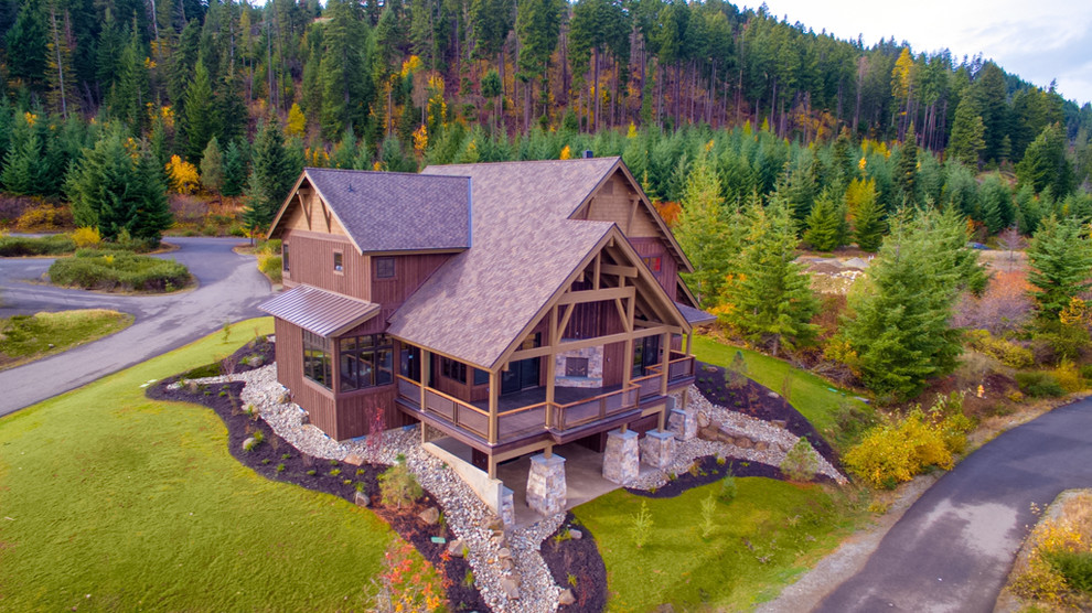 Suncadia - Rustic - Exterior - Seattle - by Swiftwater Custom Homes | Houzz