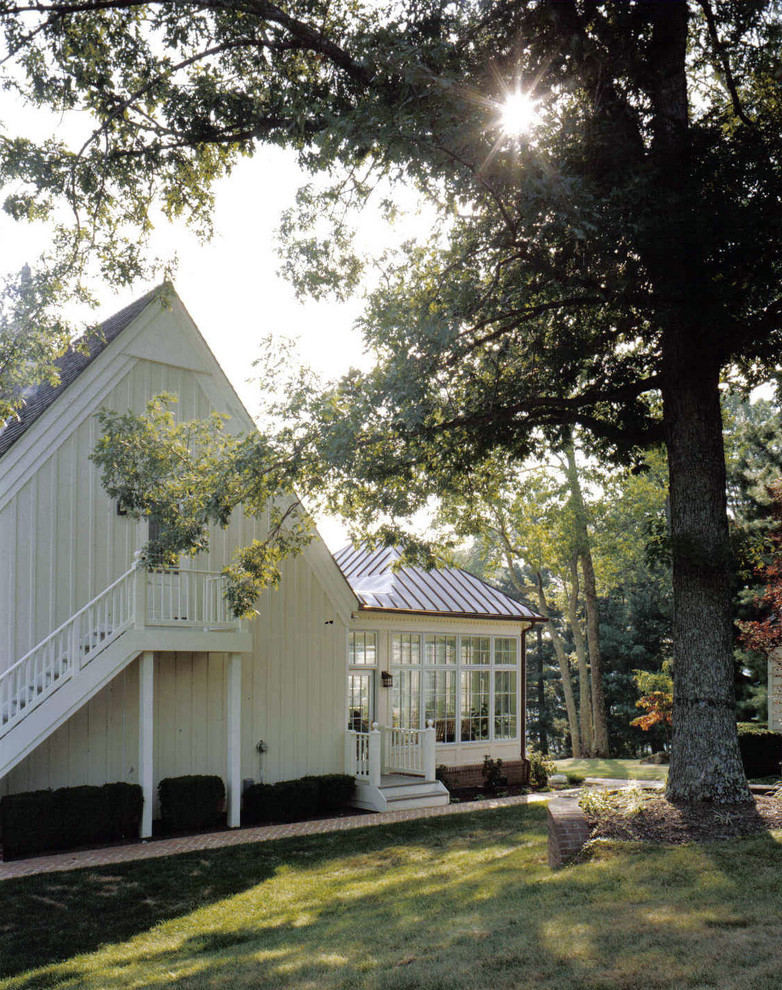 Sunlit Sunroom - Traditional - House Exterior - DC Metro - by Anthony ...