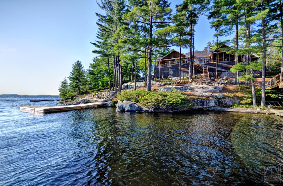 Sunny Bay Cottage on Lake Muskoka - Rustic - Exterior - Toronto - by ...