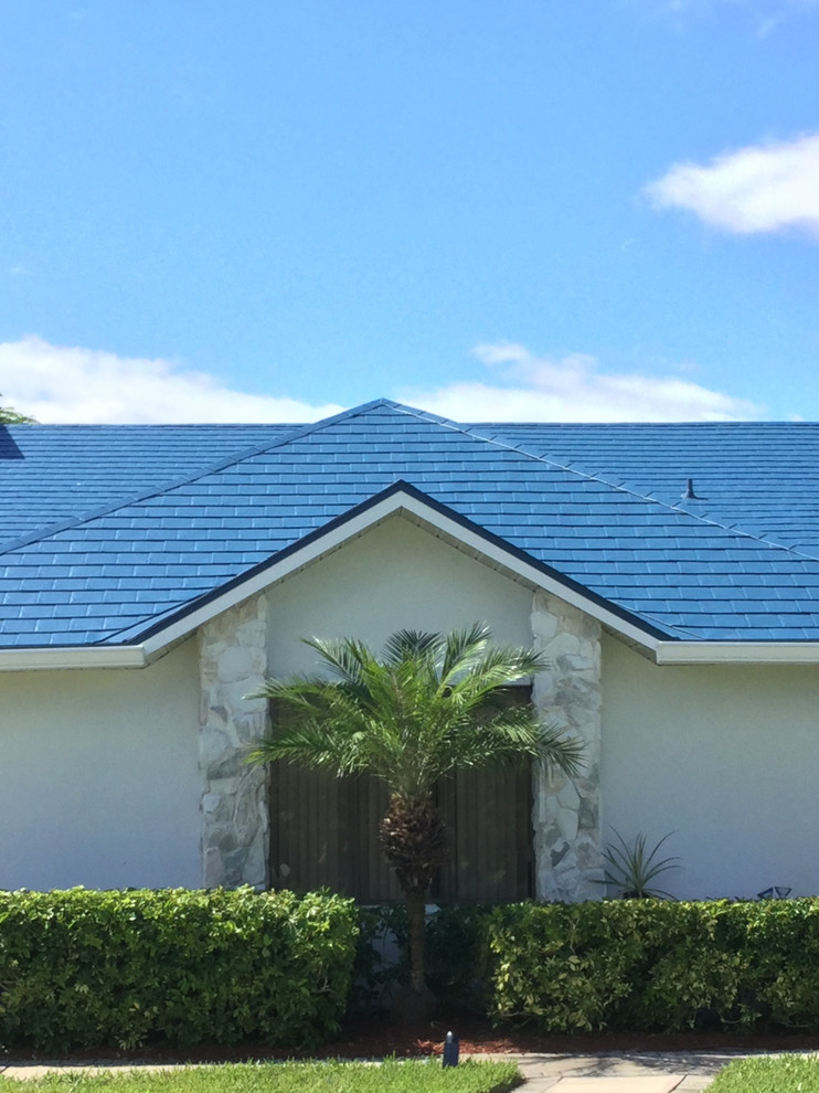 SuperRoof - Royal Blue - Traditional - Exterior - Orlando - by Hippo ...