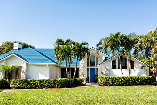 SuperRoof - Royal Blue - Traditional - House Exterior - Orlando - by ...
