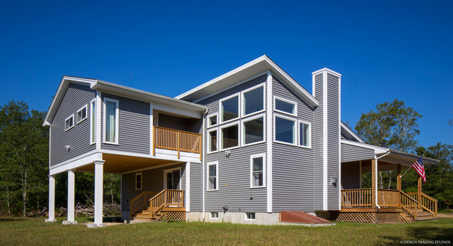 Sustainable & Functional Family Home - Traditional - Exterior - Boston ...