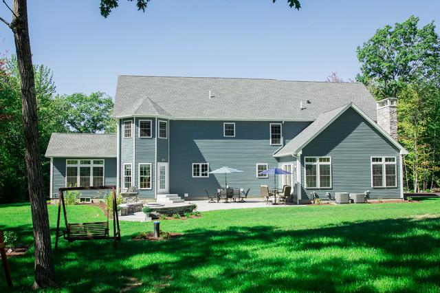 Swanzey Custom Home - Traditional - House Exterior - Boston - by ATA ...