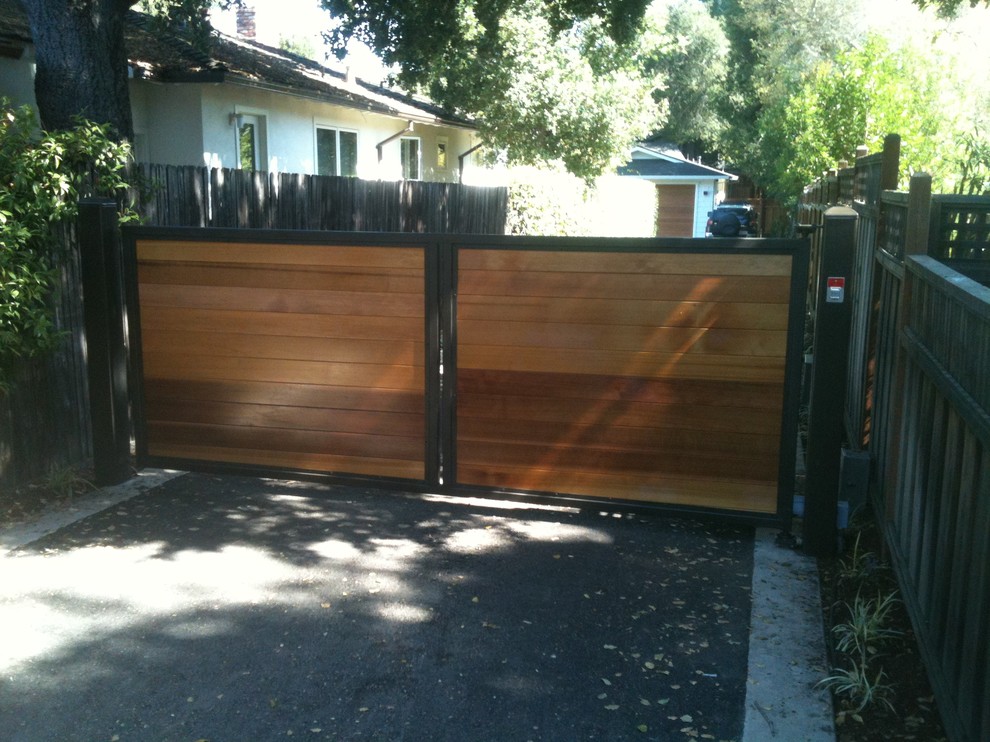 Swing Gates - Contemporary - Exterior - San Francisco - by Los Gatos ...