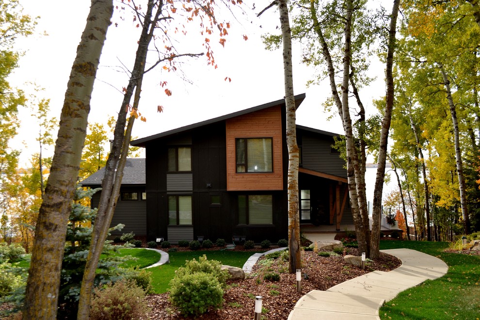 Sylvan Lake Contemporary Home - Contemporary - House Exterior - Calgary ...