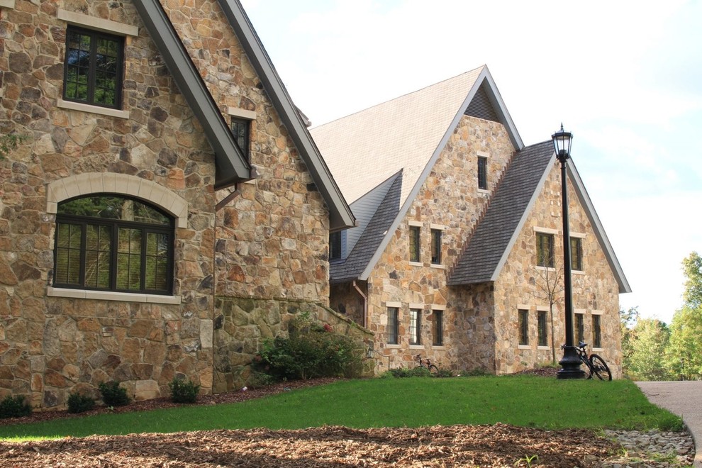 Tahoe Natural Stone Veneer Exterior - Traditional - Exterior - Other ...