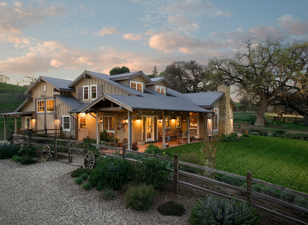 Tejas Canyon - Farmhouse - Exterior - Santa Barbara - by Young ...