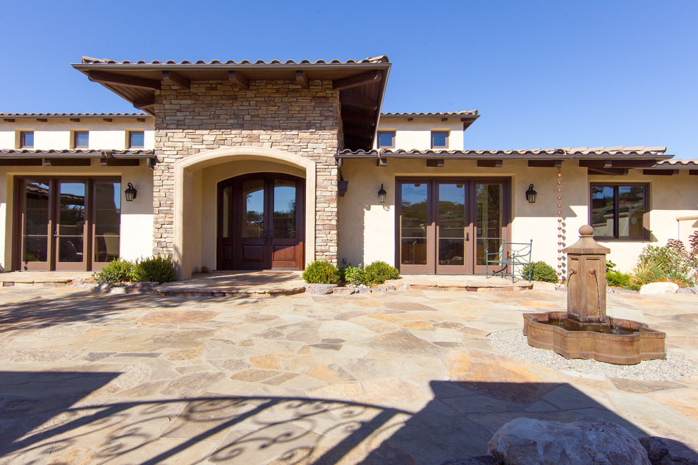 Santa Ysabel Residence - Mediterranean - Exterior - San Luis Obispo ...