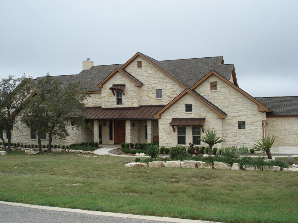 Texas Farm - Traditional - Exterior - Austin - by Texas Home Plans | Houzz