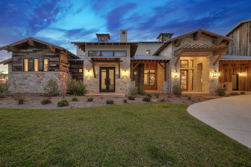 Texas Hill Country Residence - Rustic - Exterior - Austin - by WoodCo ...