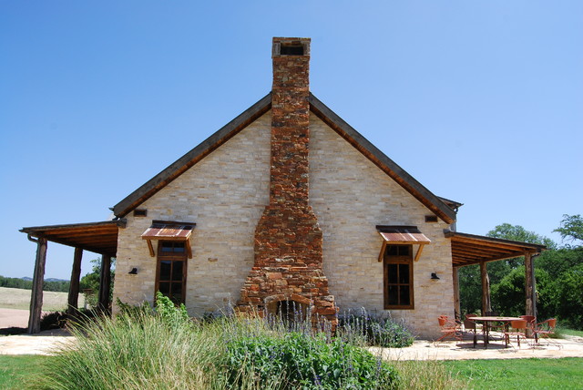 Texas Ranch House - Guadalupe River - Rustic - House Exterior - Austin ...