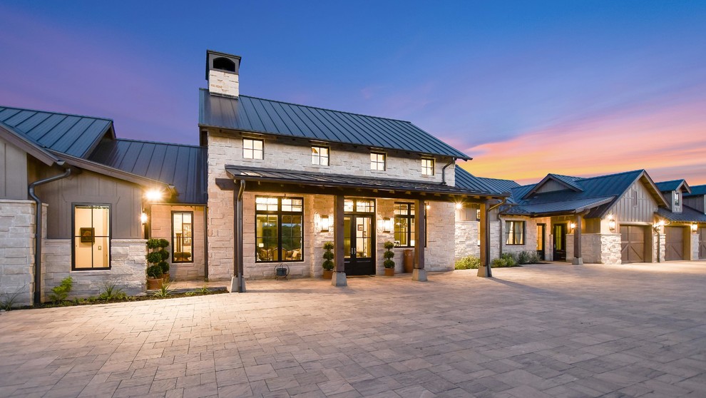 Texas Ranch House in the Hill Country - Farmhouse - Exterior - Austin ... Texas Ranch House in the Hill Country - Farmhouse - Exterior - Austin ...