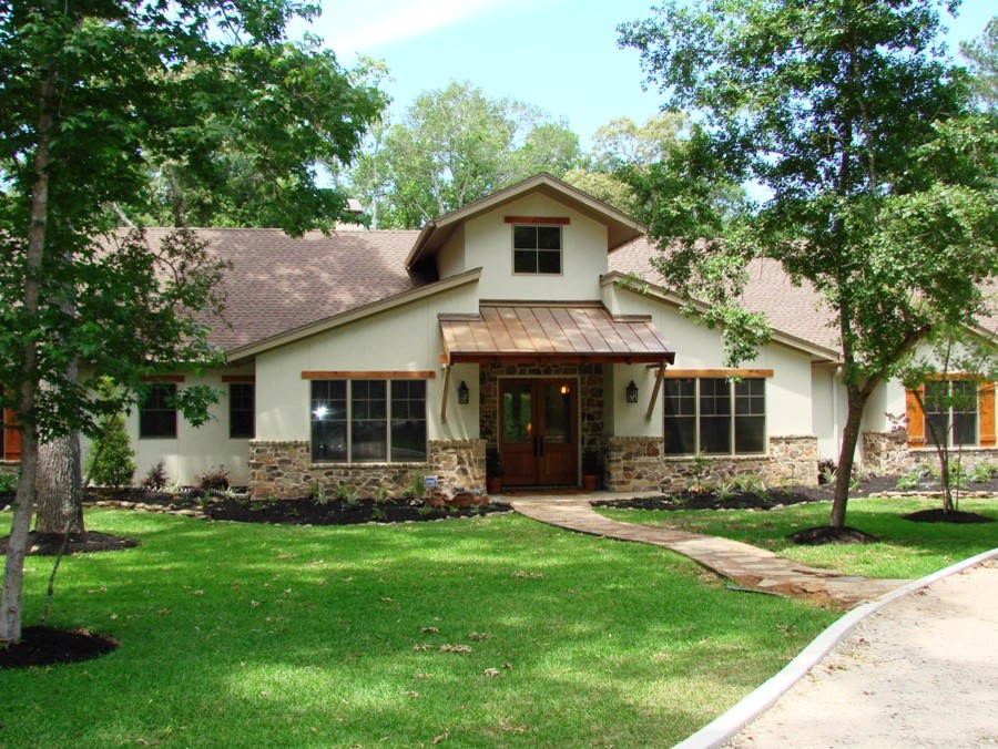 Texas Ranch - Traditional - Exterior - Houston - by Jeffrey Harrington ...