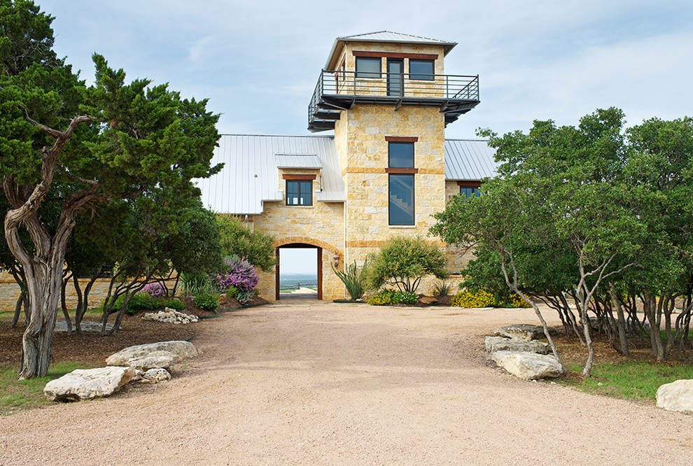 Texas Vernacular Ranch - Rustic - Exterior - Dallas - by David Lewis ...