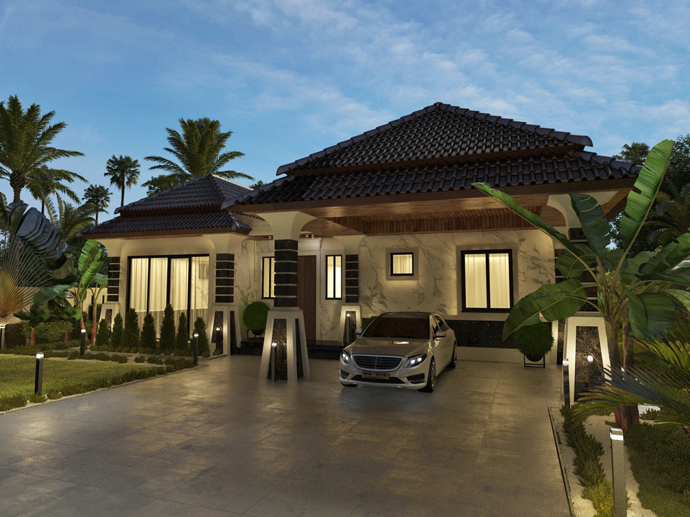 Thai Villa - Asian - Exterior - Los Angeles - by The House Group | Houzz