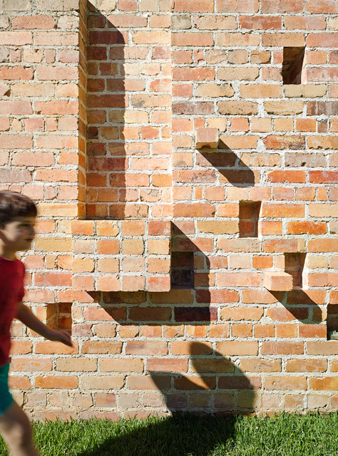 The Aperture House Exterior Wall - Modern - Exterior - Brisbane - by ...