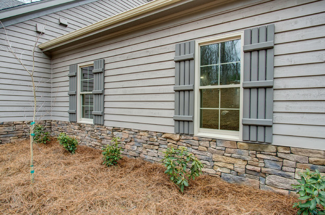 The Appalachia - Rustic - Exterior - Raleigh - by Collins Design-Build ...