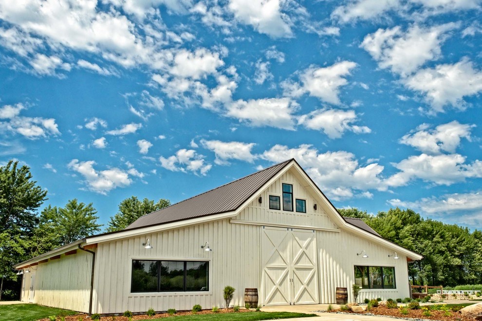 The Bandera - GJO0219 - Farmhouse - Exterior - Omaha - by Legacy Post ...