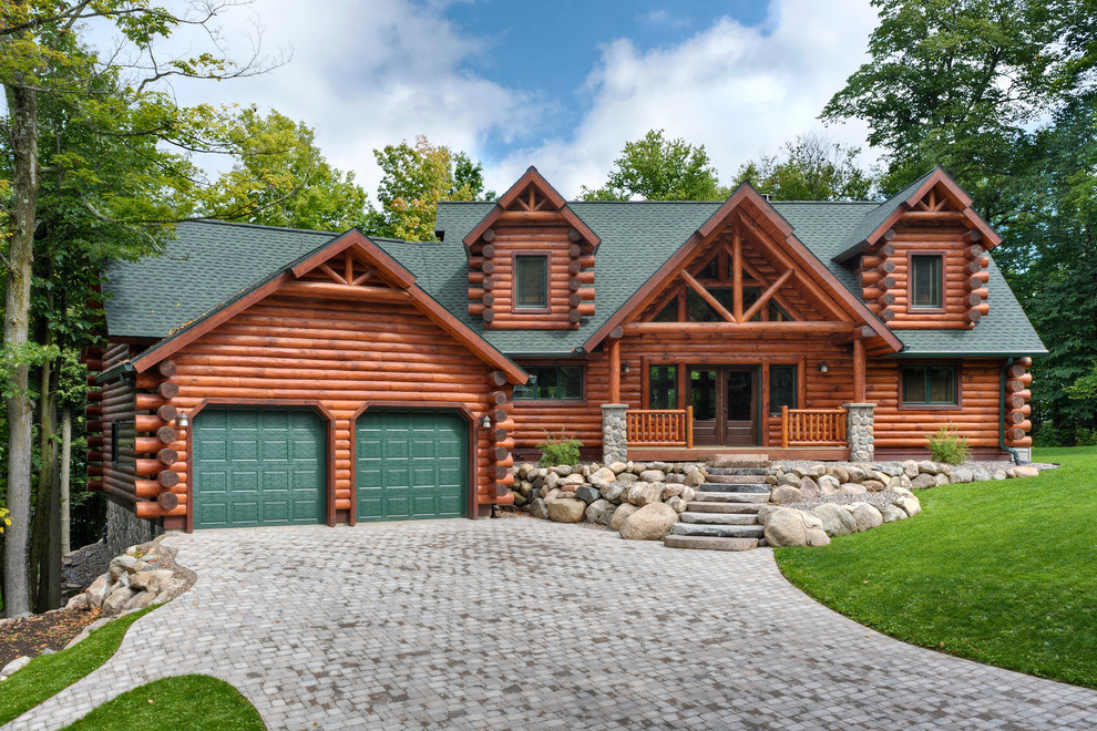 The Beaver Creek - Rustic - Exterior - Other - by Tomahawk Log ...