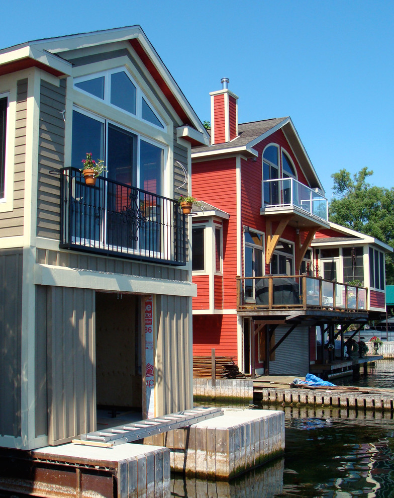 The Boat House - Traditional - Exterior - Other - by Stone and Pine Inc ...
