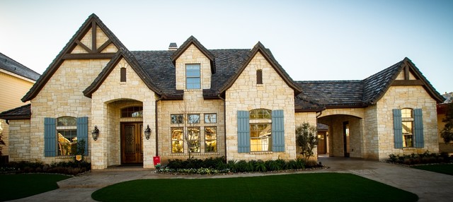 The Calais - Traditional - House Exterior - Houston - by Ideo ...