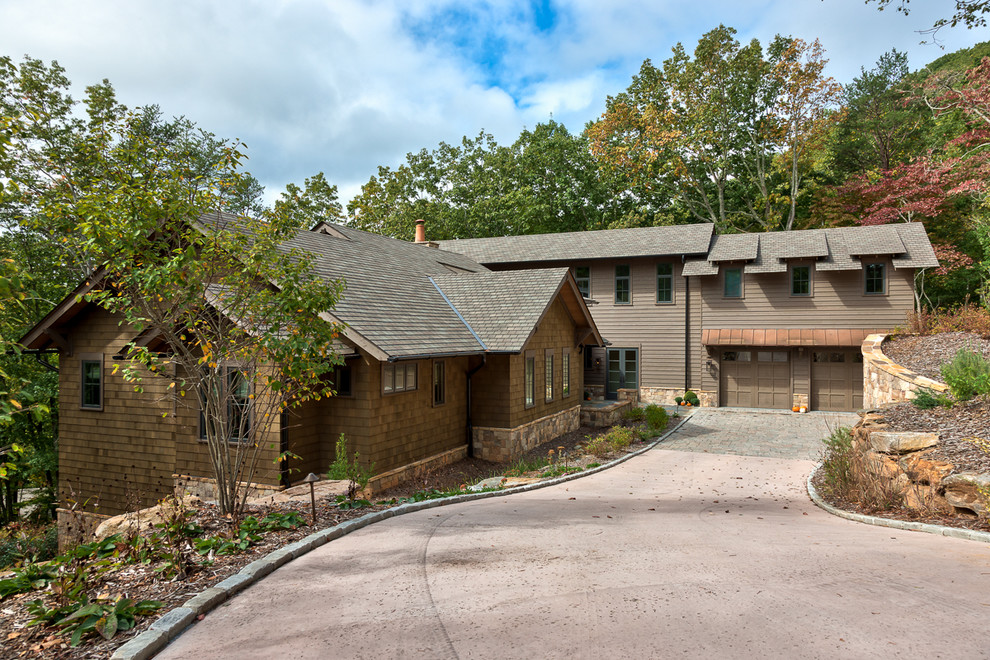 Front facade - Rustic - Exterior - Other - by Johnston Design Group | Houzz