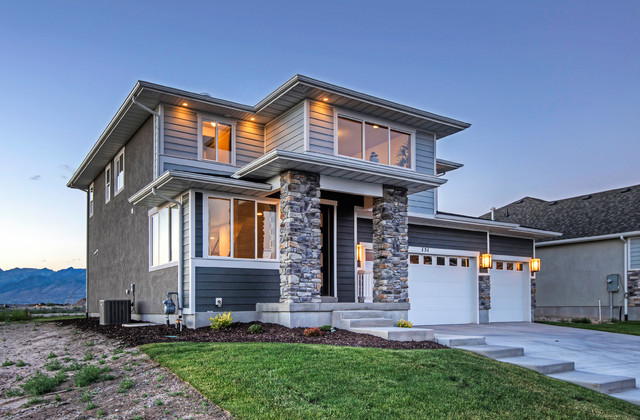 The Garden at Vineyard Model - Cortina Plan - Vineyard, UT - Exterior ...