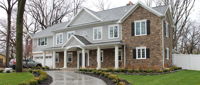 The Hammoud Residence - Neo-Colonial - Traditional - Exterior - Detroit ...