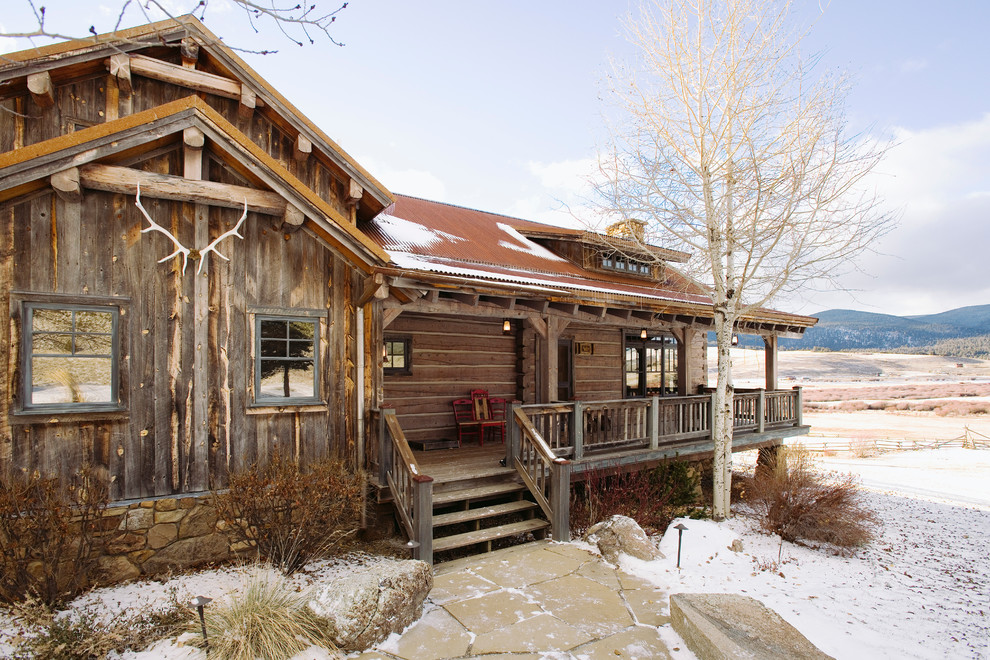 The Homestead - Rustic - Exterior - by Yellowstone Custom Country Homes ...