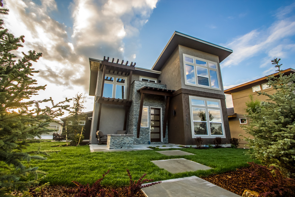 The Horizon - Contemporary - Exterior - Boise - by Boise Hunter Homes ...
