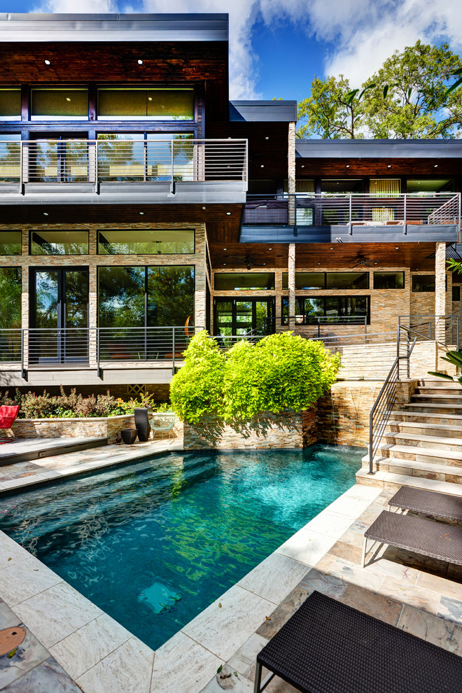The LeBlanc-Cox Residence - Contemporary - Exterior - Houston - by ...