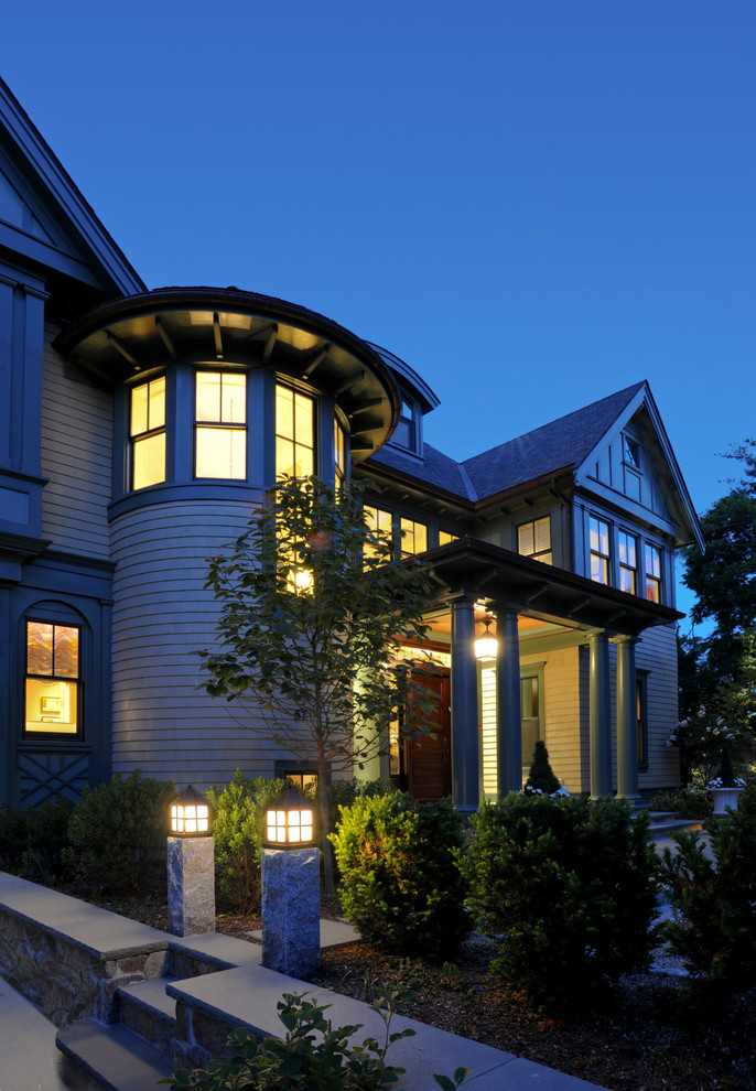 The Ledges Exterior Night - Traditional - Exterior - Boston - by Marcus ...