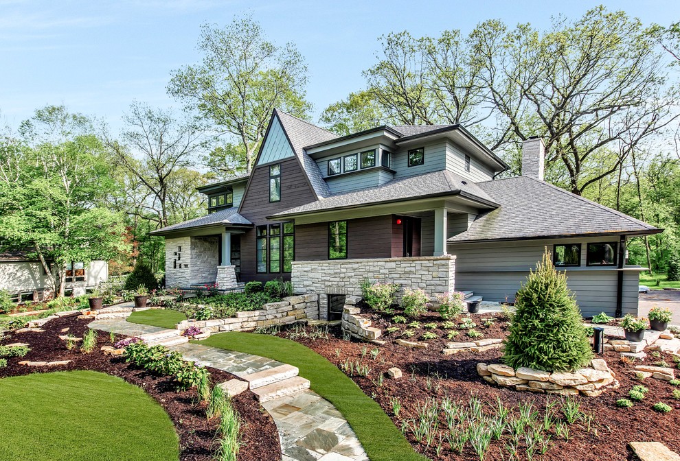 The New American Tudor - Transitional - Exterior - Chicago - by A ...