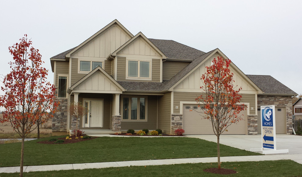 The "Oakton" Model - Craftsman - Exterior - Chicago - by VP Homes Inc ...