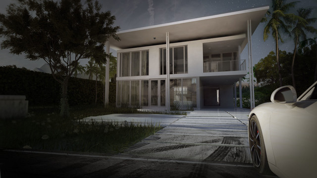 The Parasol House, Sunset IV Island, Miami Beach - Modern - Exterior ...