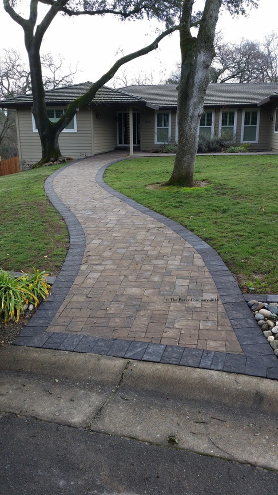 The Paver Company - Walkway - Traditional - Exterior - Sacramento - by ...