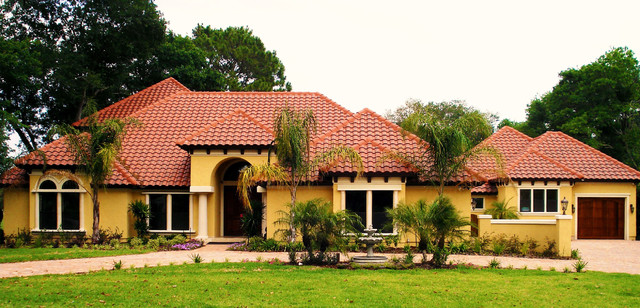 The Plantation, Ponte Vedra- Mediterranean - Méditerranéen - Façade ...