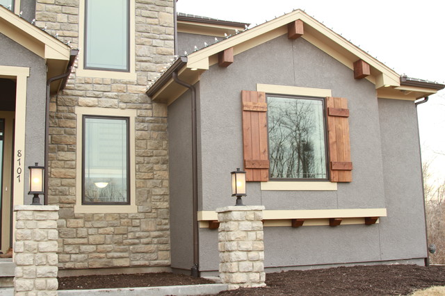 The Preserve at Shoal Creek - Eclectic - House Exterior - Kansas City ...