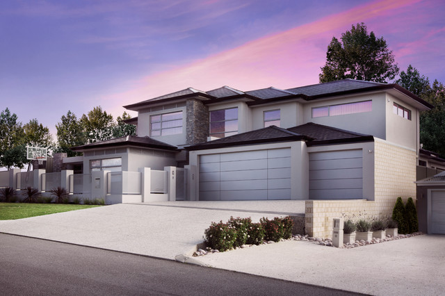 The Promenade - Contemporary - House Exterior - Perth - by Atrium Homes ...