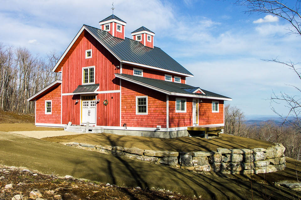 The Red Barn - Rustic - Exterior - Toronto - by CedarCoast Timber Homes ...