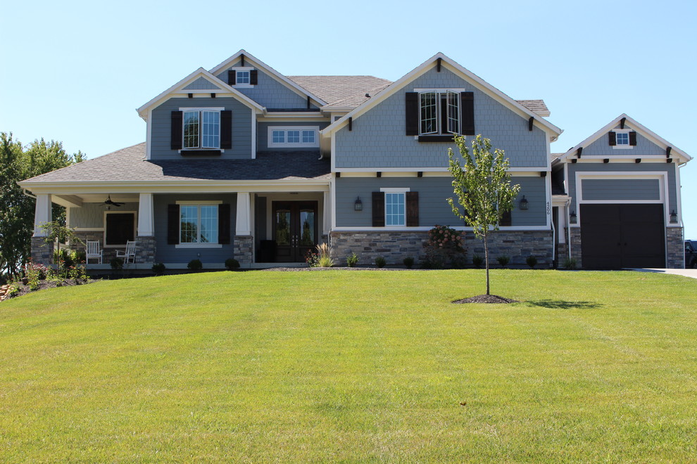 The Richmond 1.5 Story - Craftsman - Façade - Kansas City - par ...