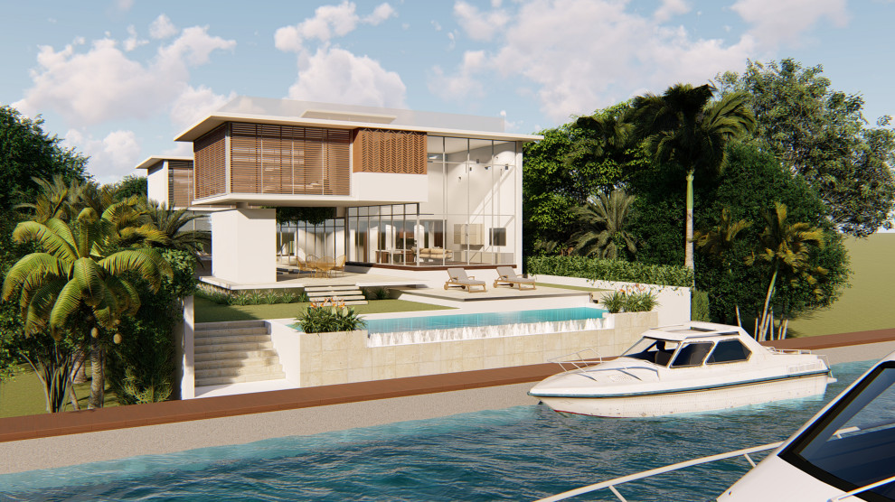 The River House - Tropical - Exterior - Miami - by KI Architecture | Houzz
