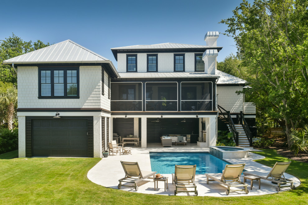 The Salt Shaker House - Beach Style - Exterior - Charleston - by Sea ...