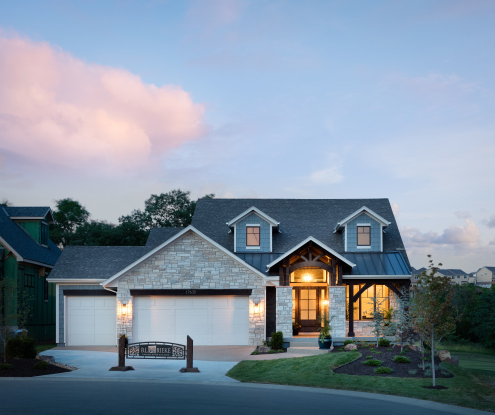 The Savannah - Idyllic Modern Rustic Model Home - Modern - Exterior ...