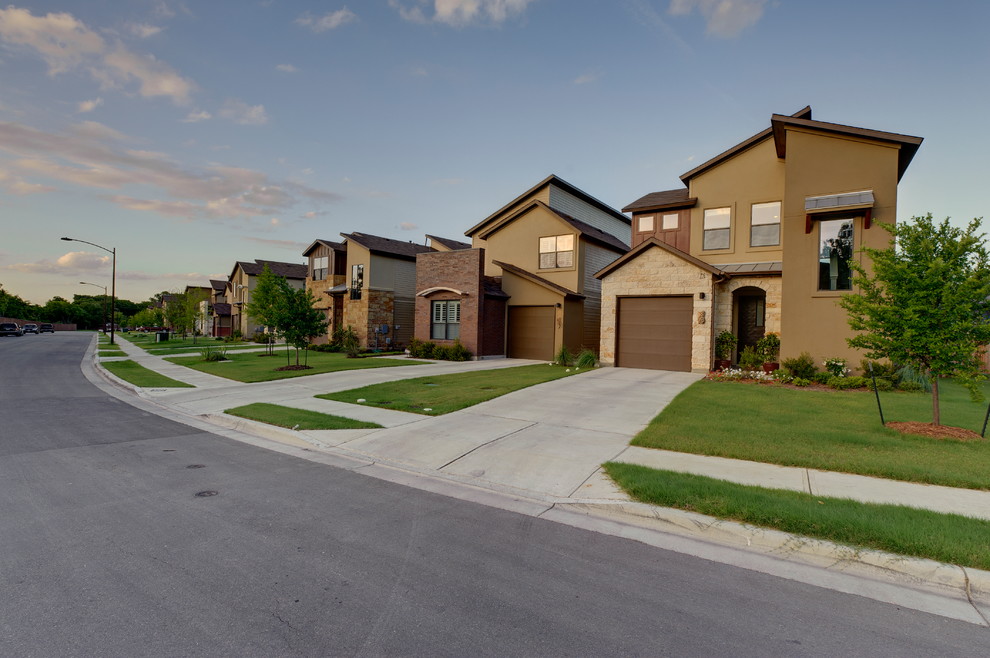 The Skyway - Townhomes - Contemporary - Exterior - Austin - by Elliot ...