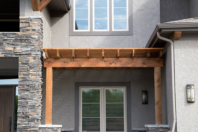 The Smithville 1.5 Story Modern/Rustic - House Exterior - Kansas City ...