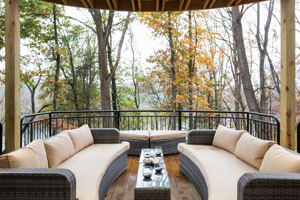 The Snug deck - Seamless indoor/outdoor living - Rustic - Exterior - DC ...